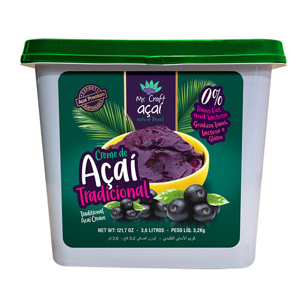 Creme de Açaí Tradicional 3,6L – Mr. Craft Açaí
